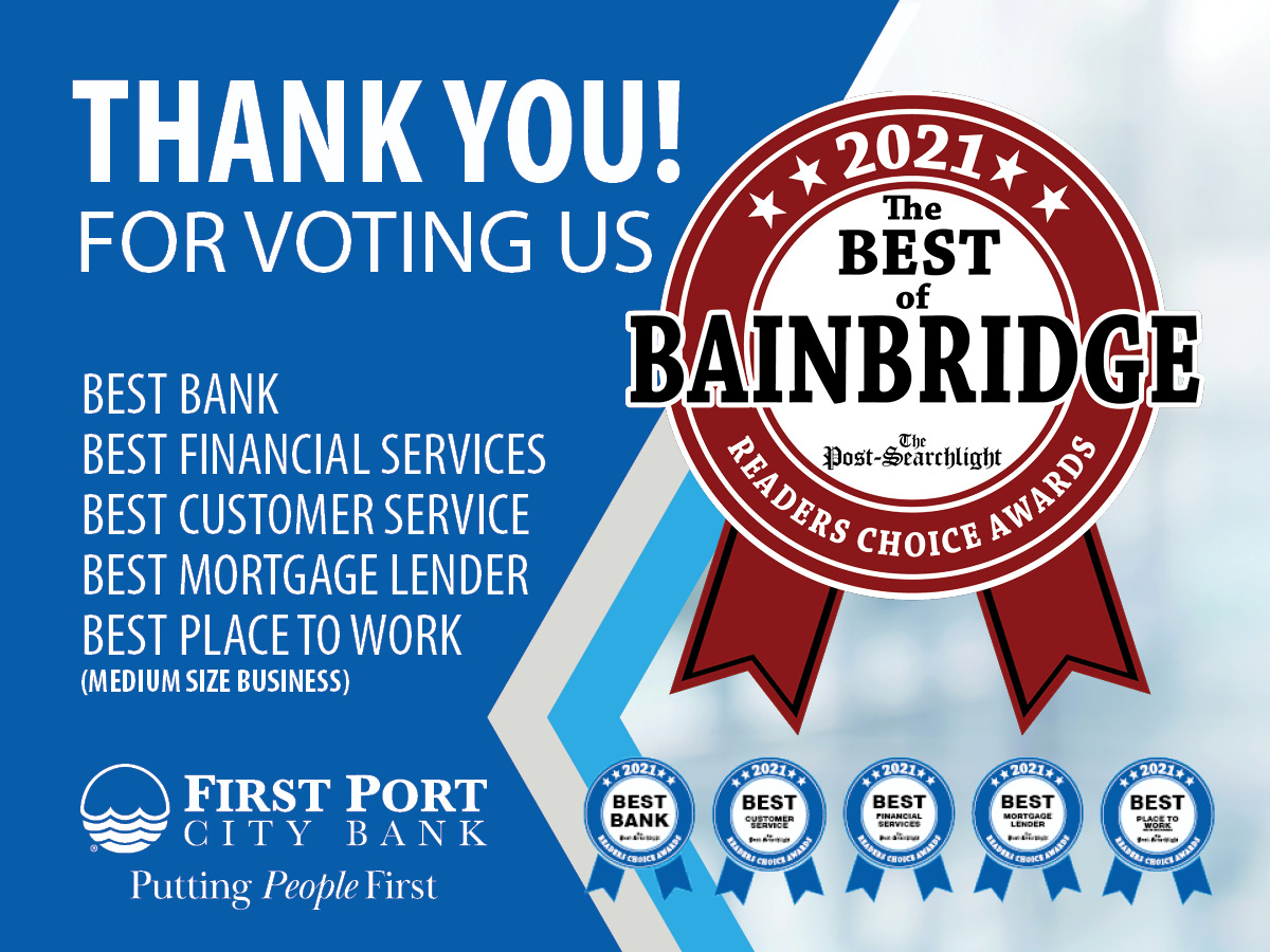 First Port City Bank Recognized - First Port City Bank