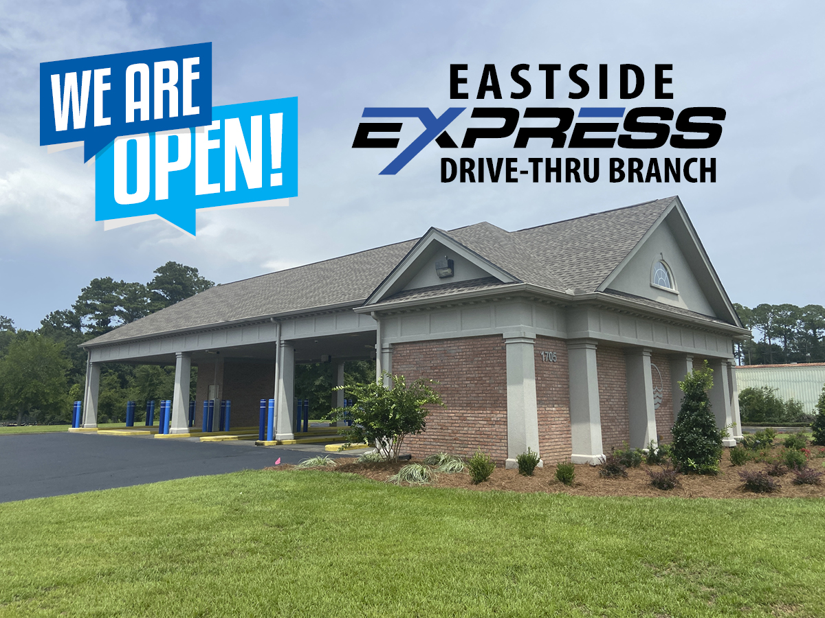New Eastside Express Drive-Thru Branch Now Open! - First Port City Bank