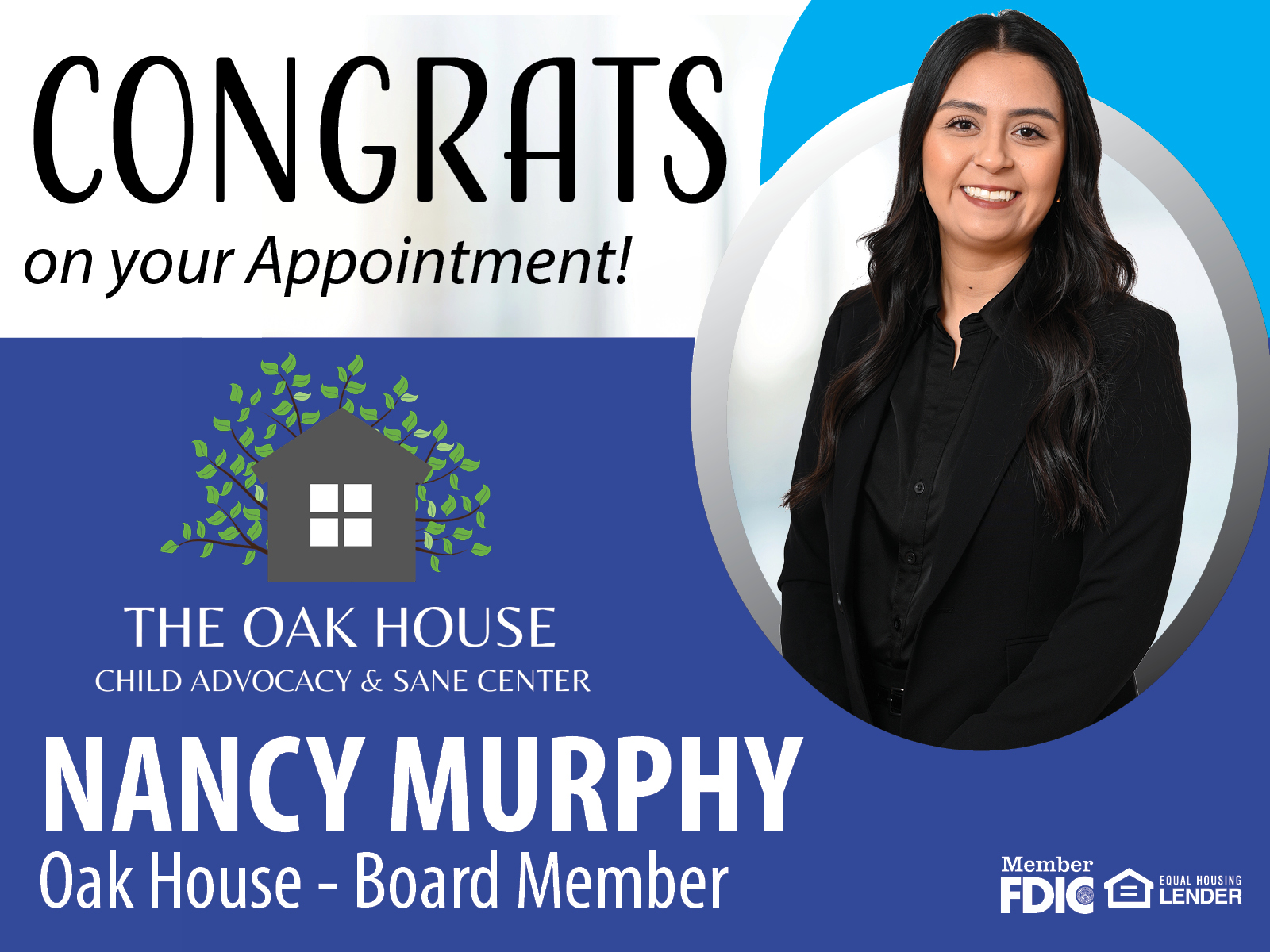 Nancy Murphy Appointed to the Oak House Board of Directors - First Port City Bank